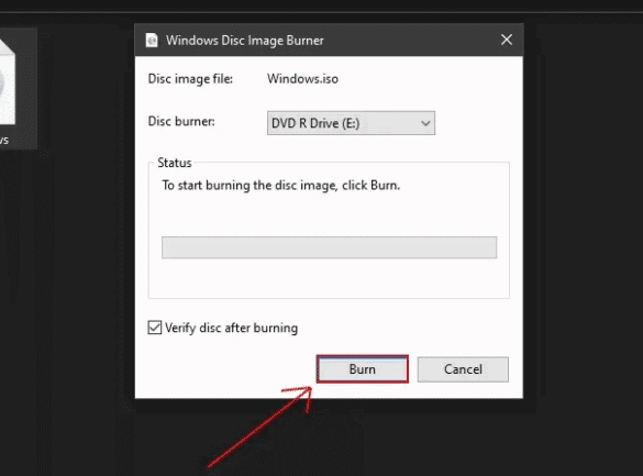 How To Burn An ISO Image To Disc On Windows 10