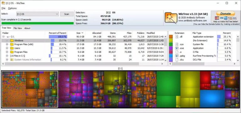 12 Free Disk Usage Analyzer Tools For PC, Network & NAS Storage